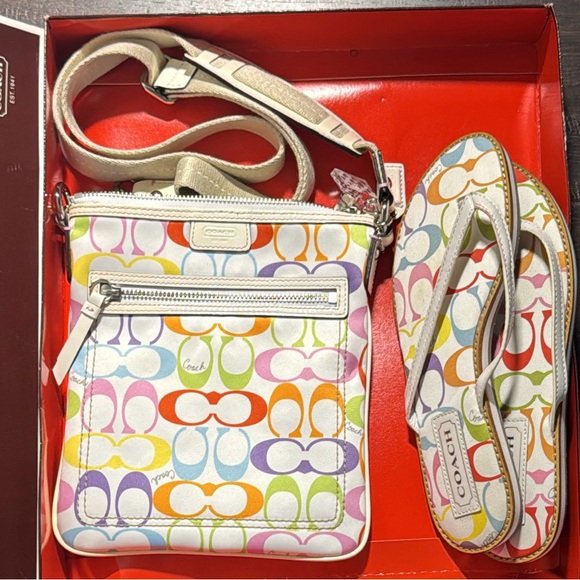 Coach | Bags | Coach Colorful Signature Crossbody Bag | Poshmark